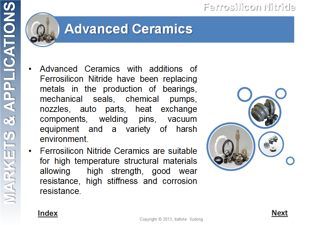 Advanced Ceramics - Ferrosilicon Nitride